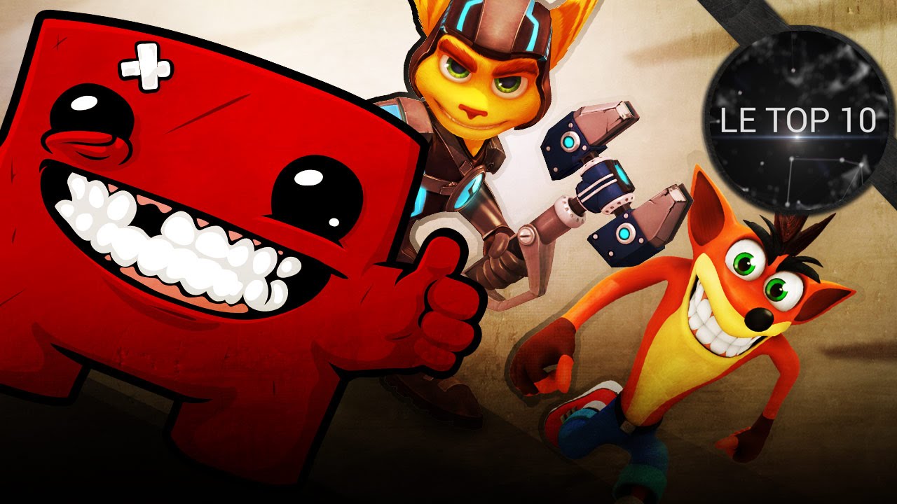 TOP 10 des meilleurs jeux de plate forme - YouTube