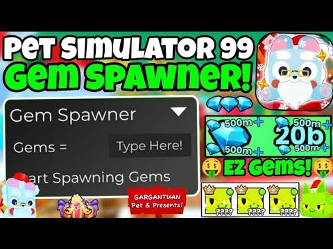 [🎄CHRISTMAS] OP Pet Simulator 99 Gem Spawner Script Free Gems Script Working Delta Pastebin 2024 ...