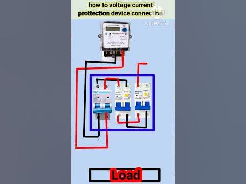 over voltage under voltage protection device with wiring connection ...