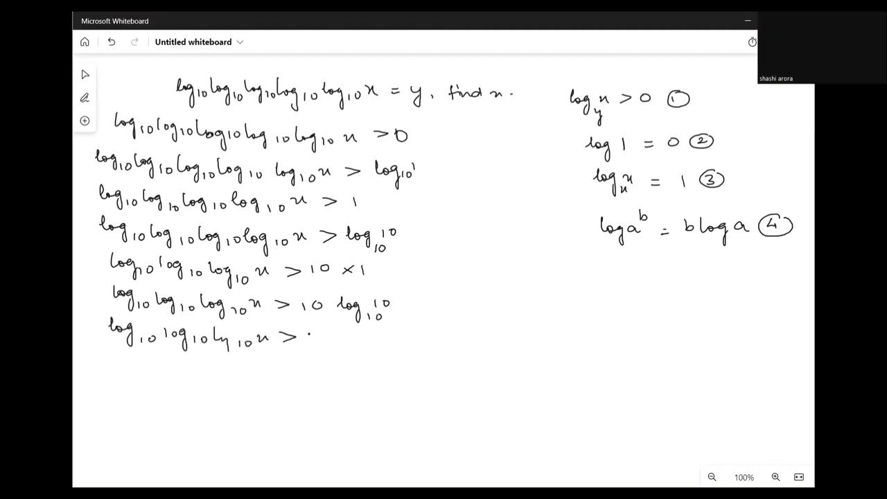Important Logarithm question for IIT preparation - YouTube