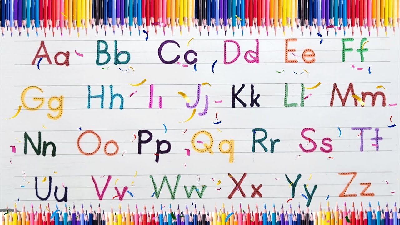 ABC | Writing on dots ABC | Writing on dots alphabets | Learn how to ...