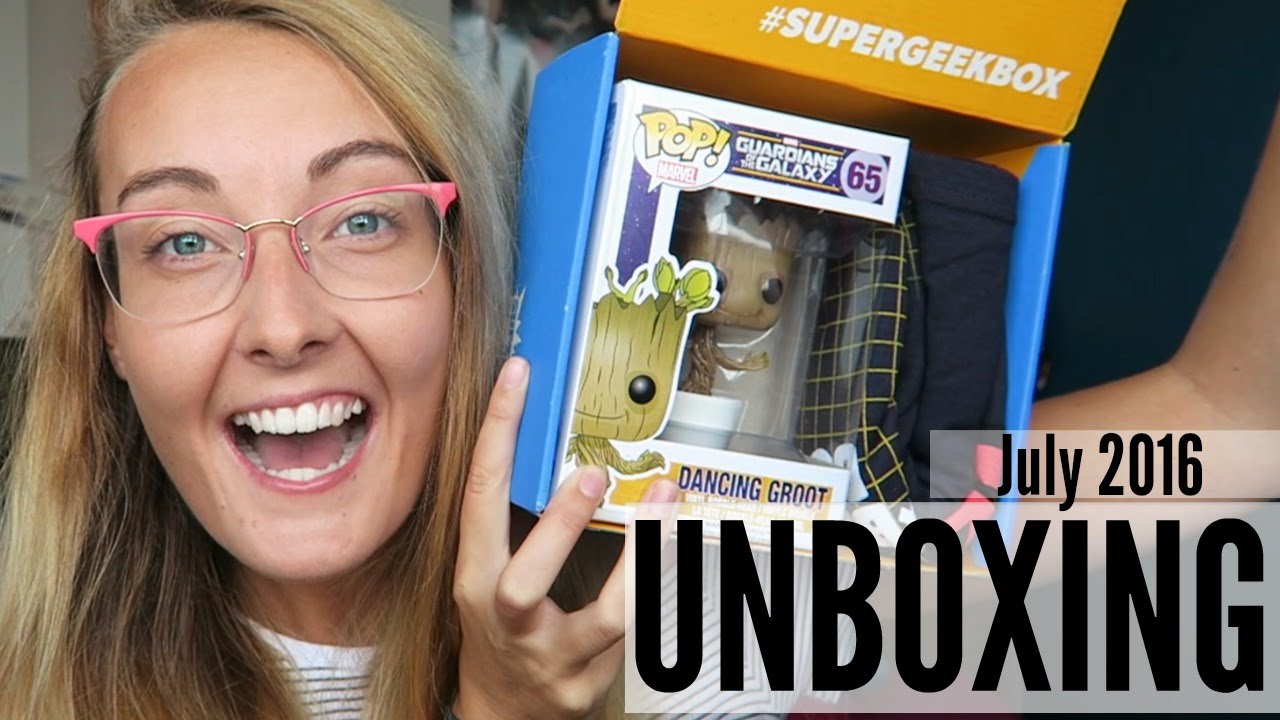 1Up and Super Geek Unboxing | July 2016 | - YouTube
