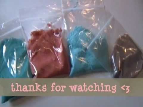How to dye sand with food coloring - YouTube