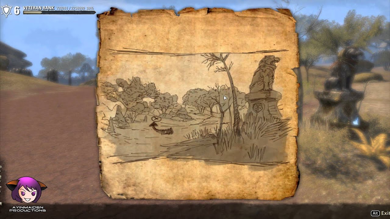 Elder Scrolls Online - Reaper's March Treasure Map V - YouTube