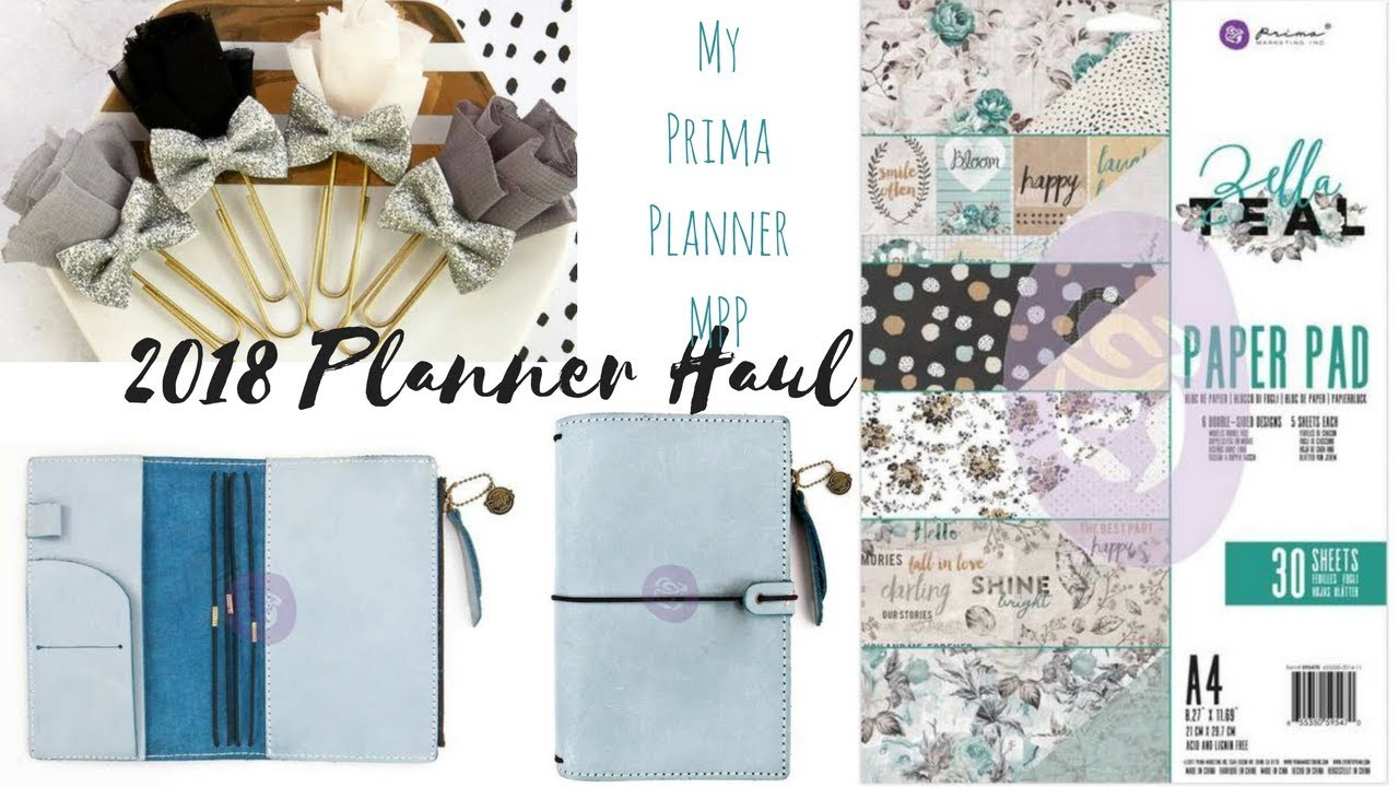 2018 A6 Planner Haul and DIY Plan - YouTube