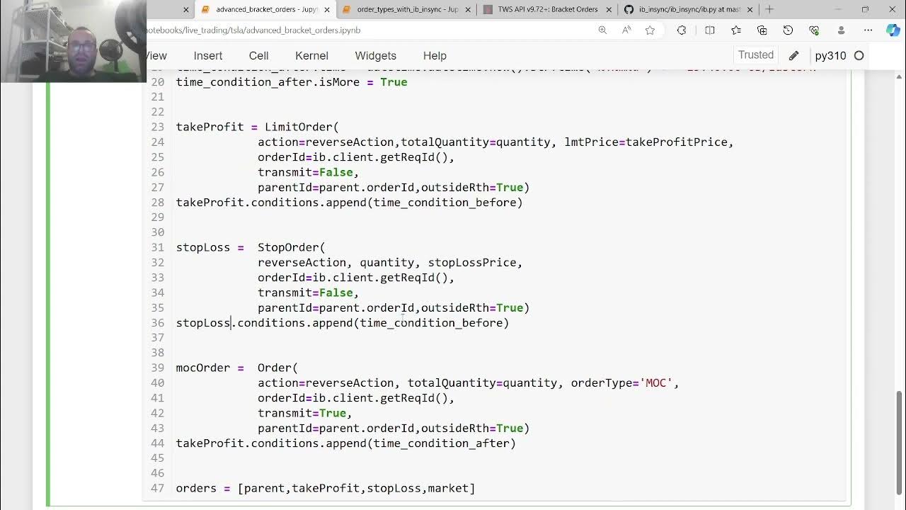 Algotrading with Interactive Brokers: Bracket Orders and Parent Child Orders with IB_Insync ...