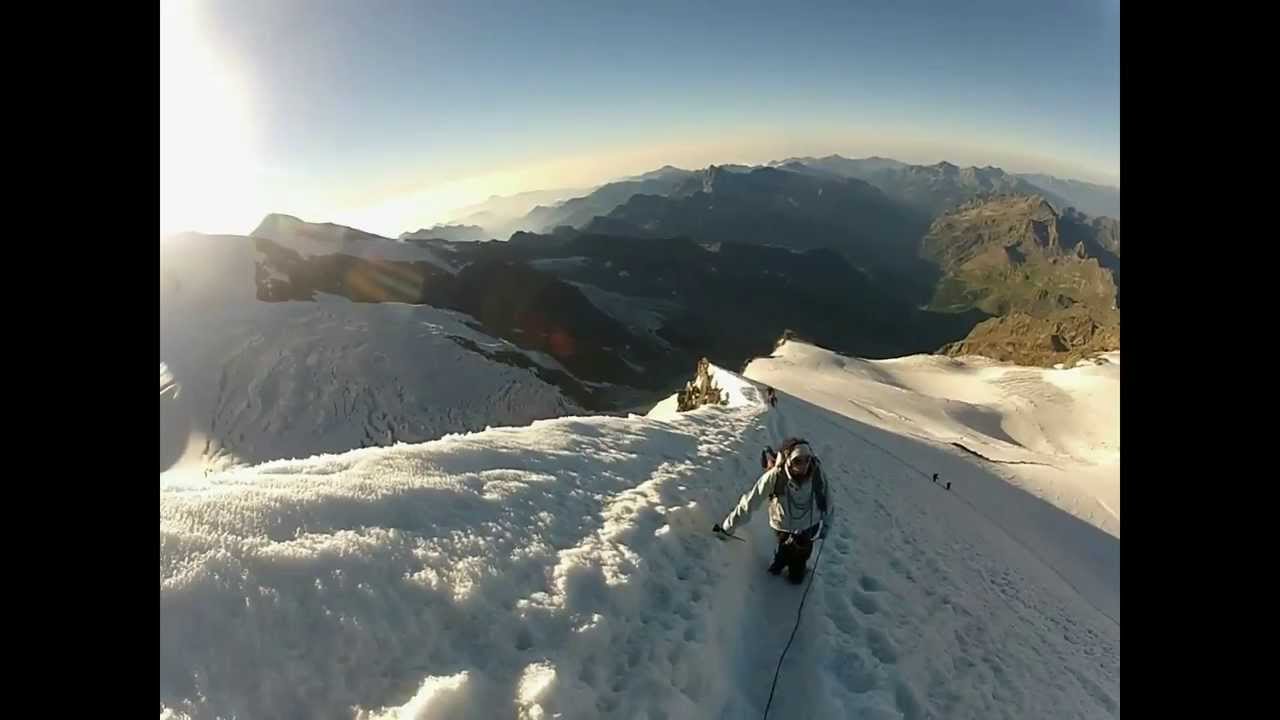 Monte Rosa, summer riding - YouTube