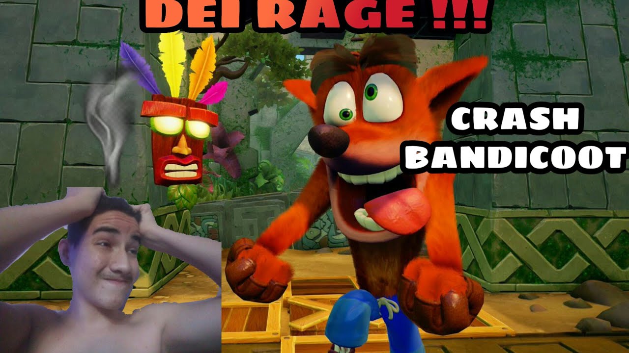 DEI RAGE COM O CRASH !!! - CRASH BANDICOOT TRILOGIA EP -01 - YouTube