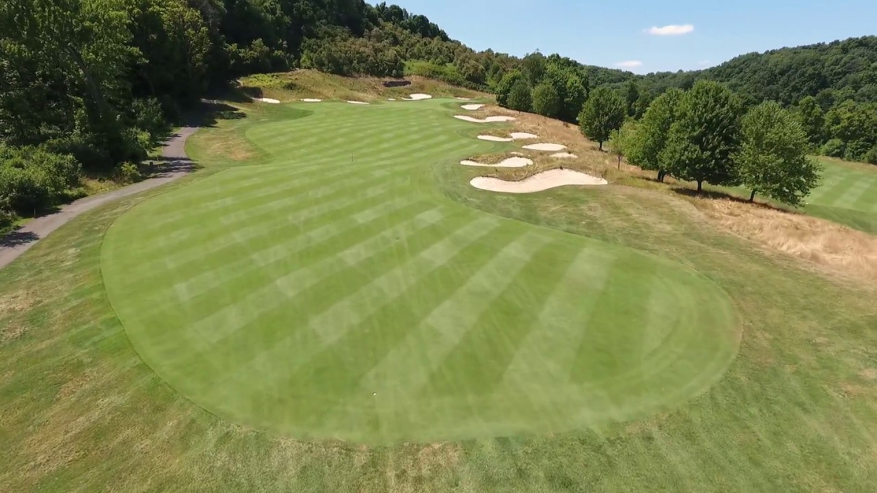 Hole 13 at Olde Stonewall Golf Club - YouTube