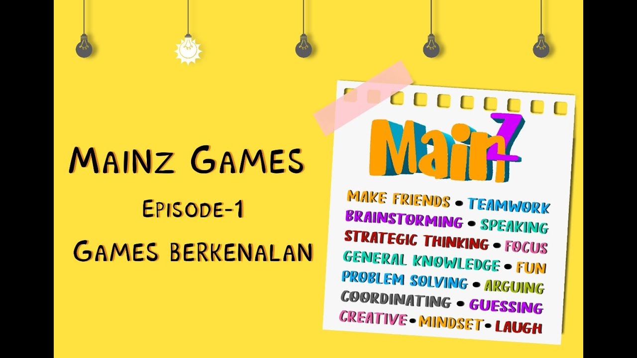 MainZ Games Episode 1 - Games Berkenalan - YouTube