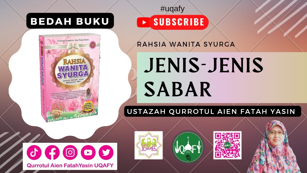 JENIS-JENIS SABAR | RAHSIA WANITA SYURGA 🧕uqafy - YouTube