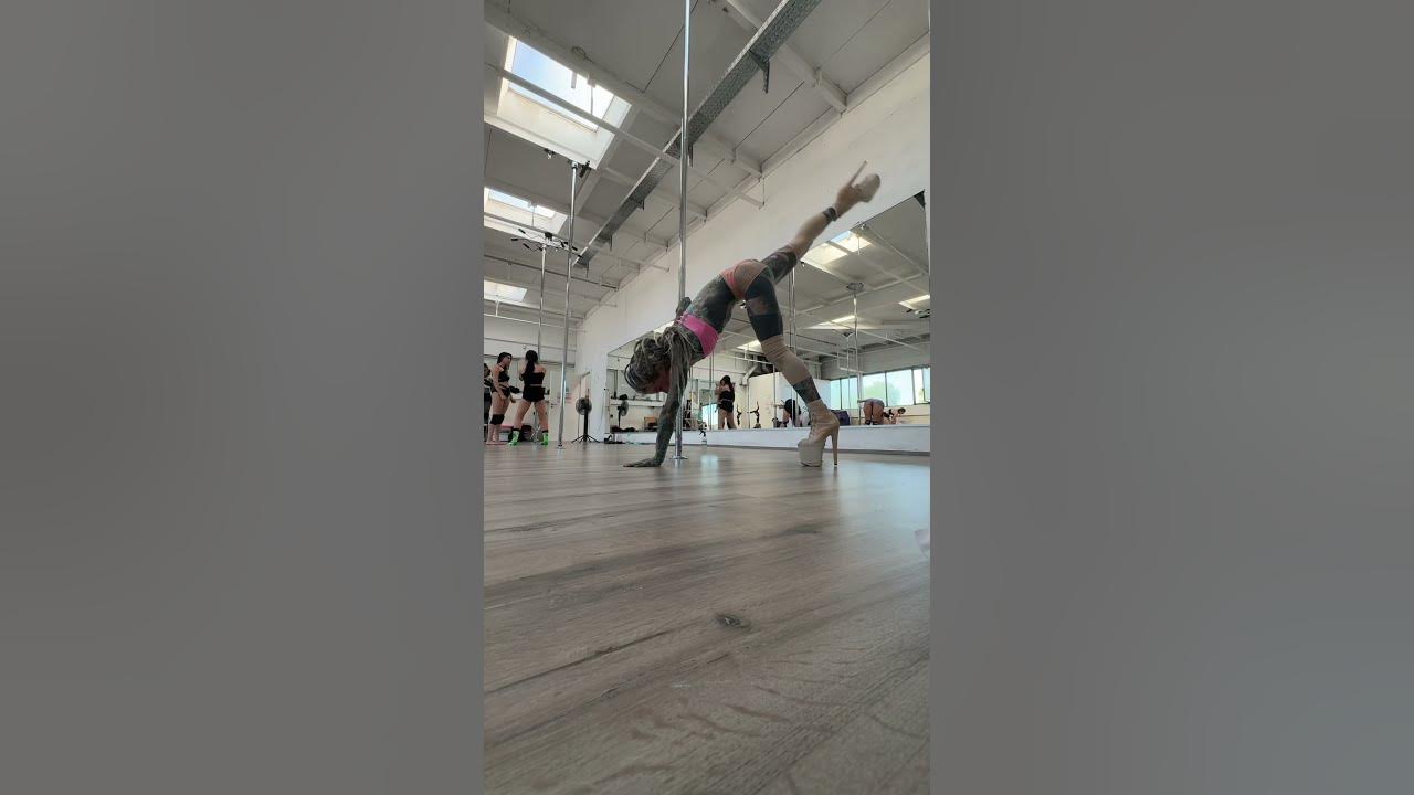 Pole Dancing Class Snippet - YouTube