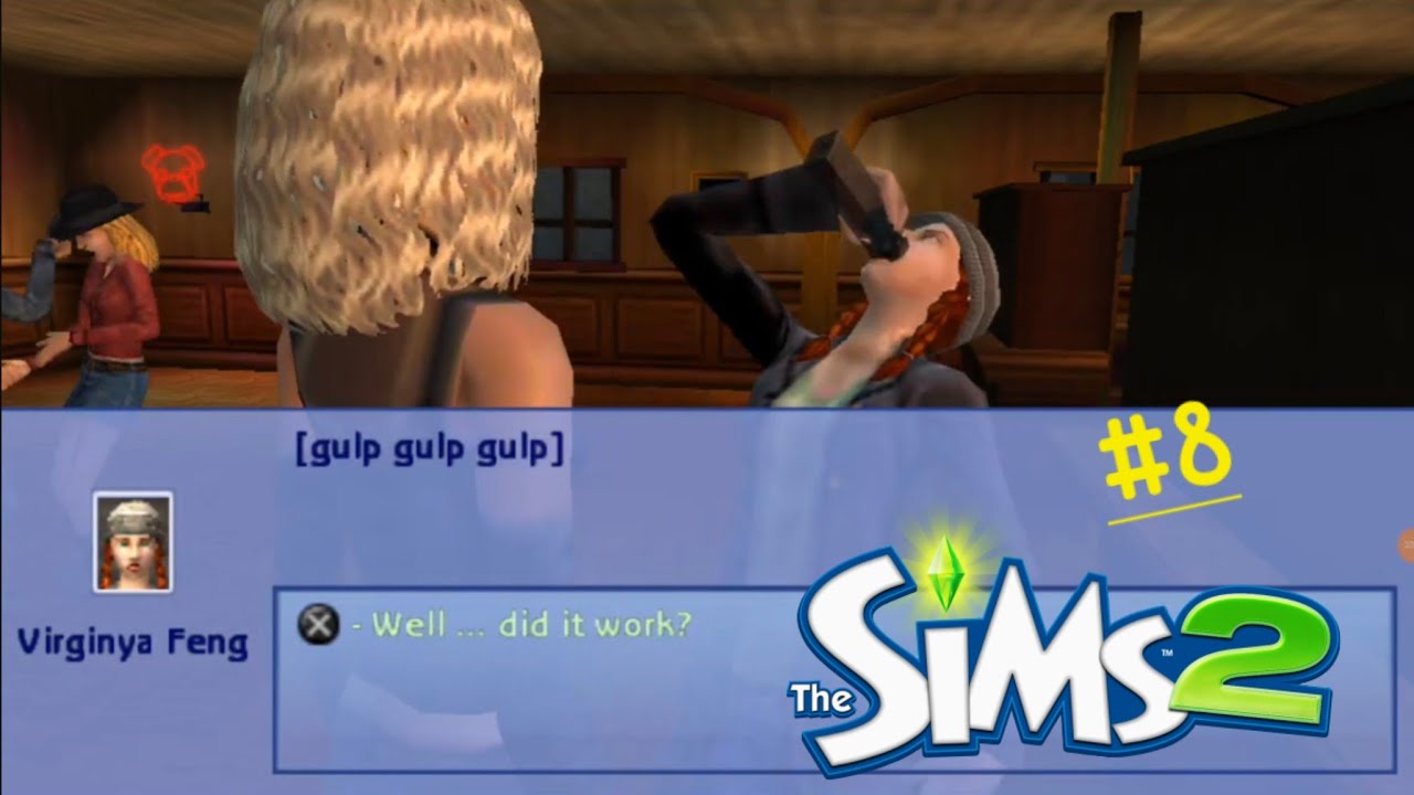 Teigan cures Virginia Feng of being a vampire. The Sims 2. Part 8 - YouTube