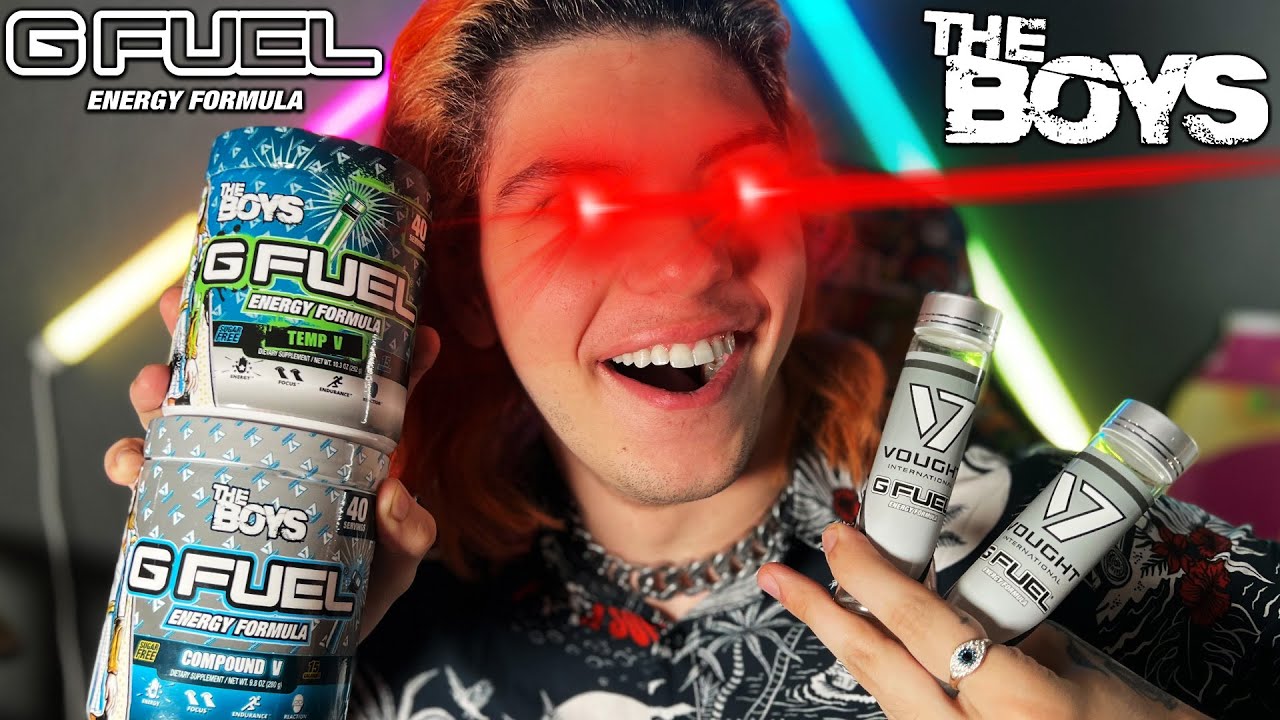 The Boys GFuel - Compound V / Temp V Review (HONEST) - YouTube