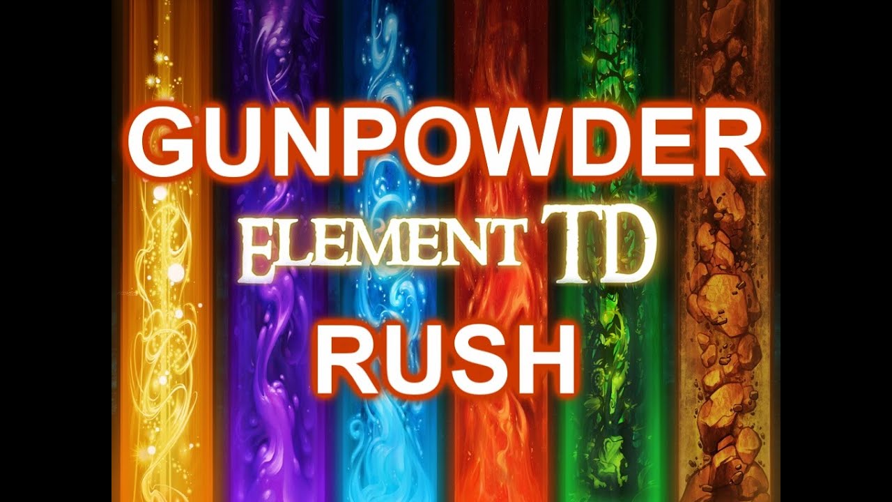 GUNPOWDER TOWER RUSH | ELEMENT TD | DOTA 2 REBORN - YouTube