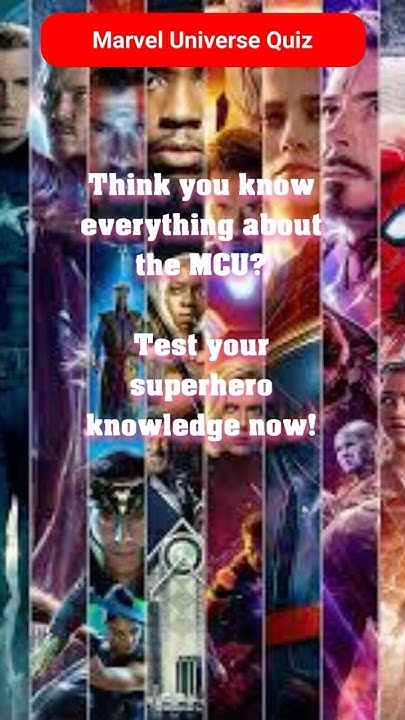 Can You Ace This Marvel Cinematic Universe Quiz? 🤔🦸‍♂️🕷️ #MCU #quiz #trivia #shorts - YouTube