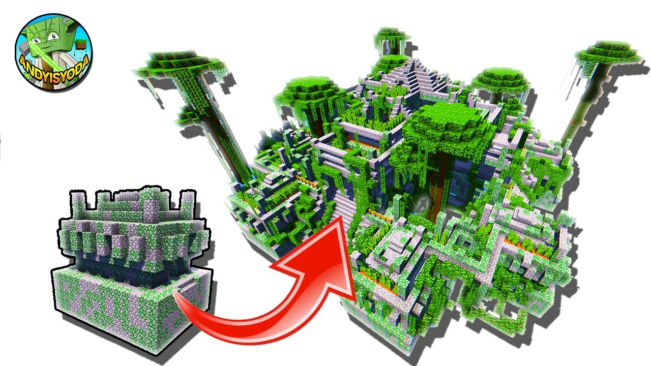 Transforming A Jungle Temple Speedbuild (creative) - YouTube