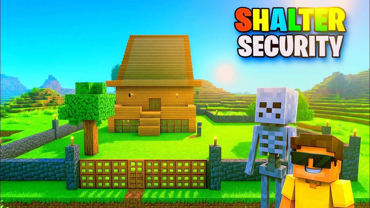 SECURE MY SHALTER 🧟 IN MINECRAFT - YouTube