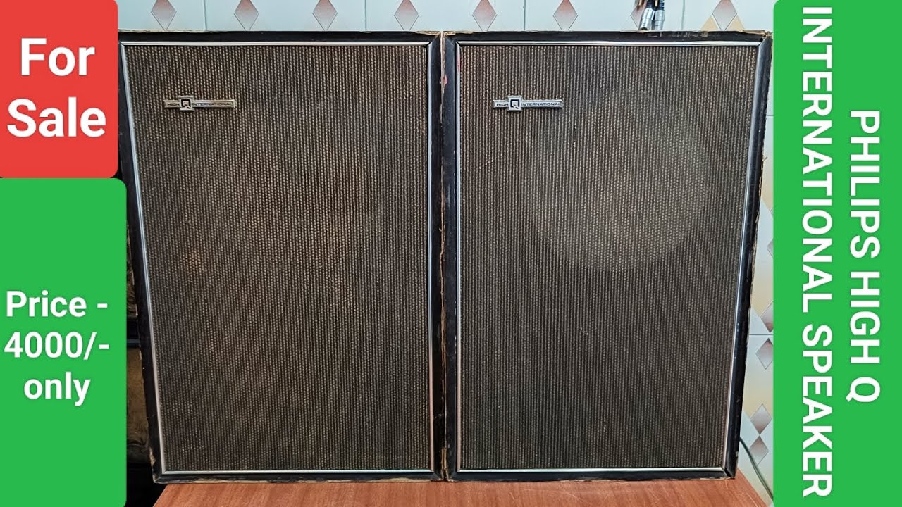 PHILIPS HIGH Q INTERNATIONAL SPEAKER Nice Sound Quality Contact No ...