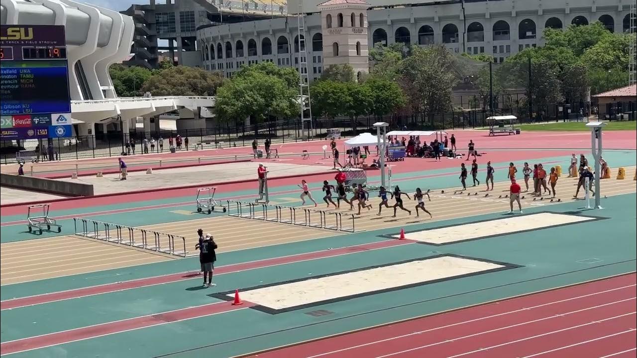 LSU Invite 2024 Women’s 100m Hurdles - YouTube