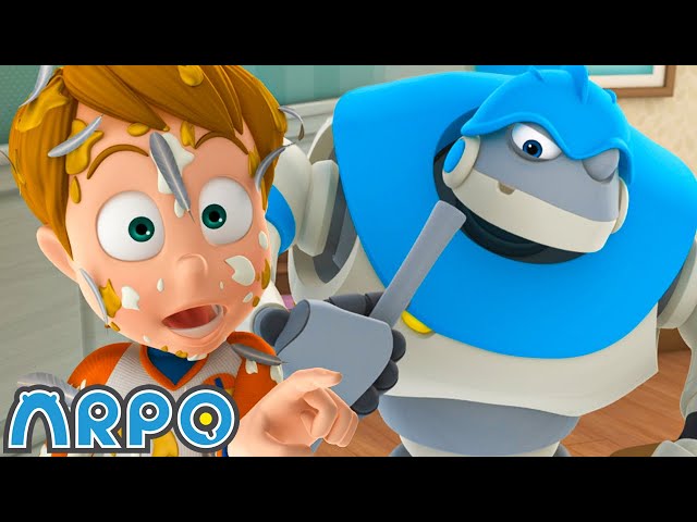 April Fools’ Prank Wars: Joey vs. Arpo the Robot! | Funny Cartoons for ...