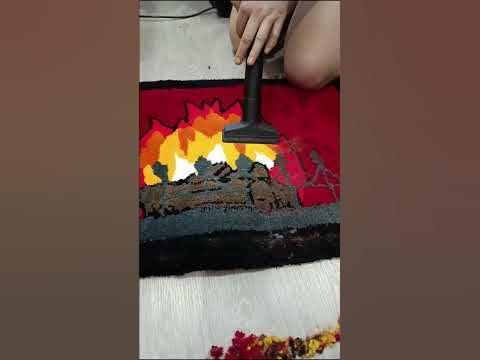 Коврик для камина - YouTube