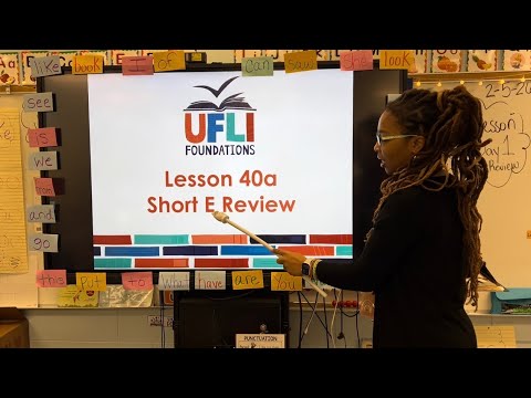 UFLI Lesson 40a Day 1 Short E Review - YouTube