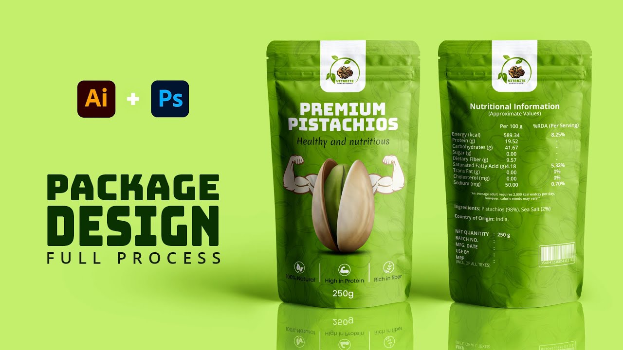 Packaging Design Full Process | Step By Step | Illustrator And ...