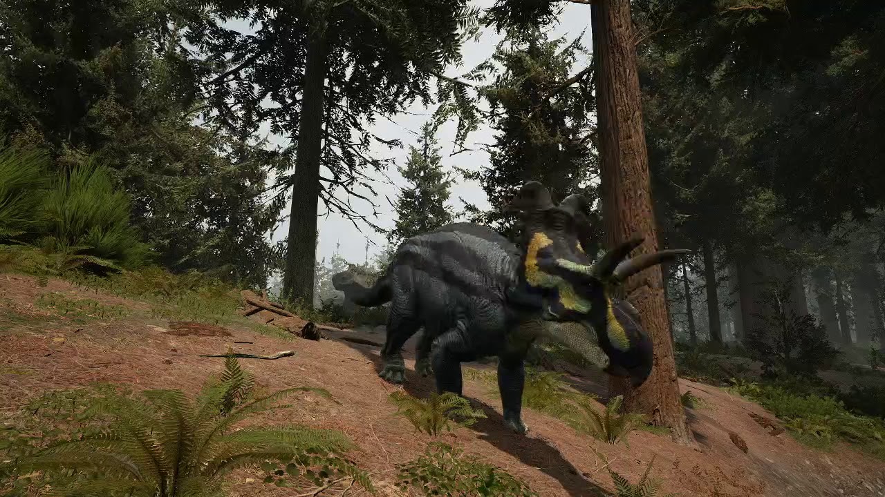 Path of Titans | Albertaceratops Nesmoi sounds - YouTube