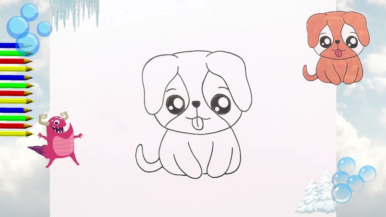 Disegni Di Cuccioli Carini E Facili Disegni Carini Etsy Italia
