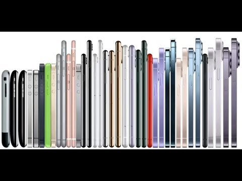 İPhone All models and Features (2007 - 2024) - YouTube