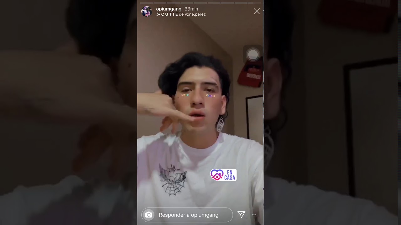 Opium g cantando "Al parecer" de robot - YouTube