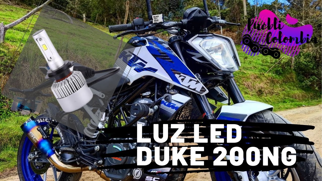 💥 LUZ LED KTM DUKE 200 - 250 Ng 🔥 - YouTube