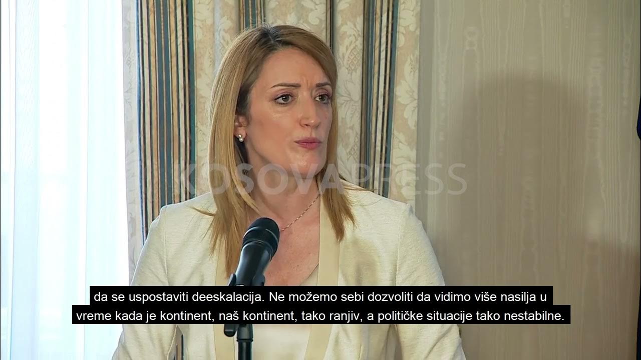 Situacija na severu, Evropski parlament poziva na smanjenje tenzija - YouTube