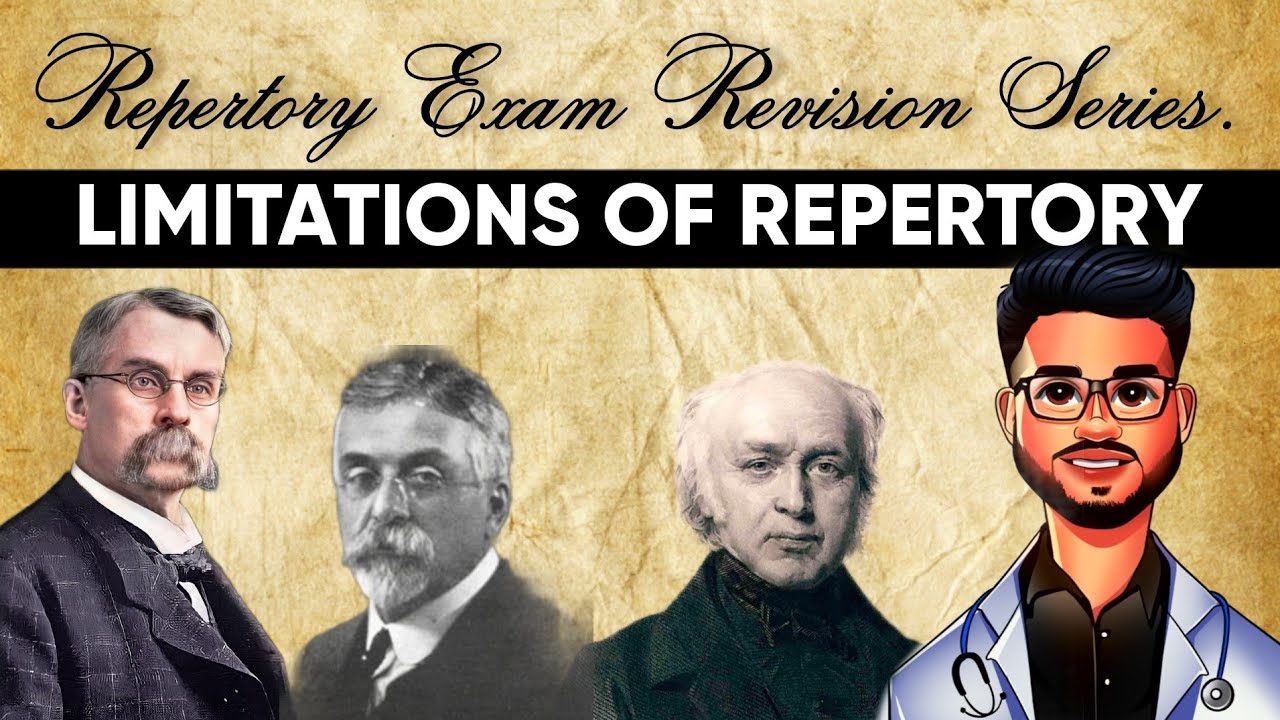 Limitations of Repertory | Repertory Exam Revision Series | #homeopathy ...