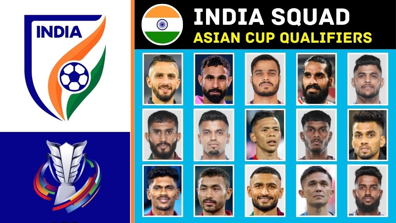 INDIA SQUAD AFC ASIAN CUP 2027 QUALIFIERS - INDIA ROSTER AFC ASIAN CUP ...