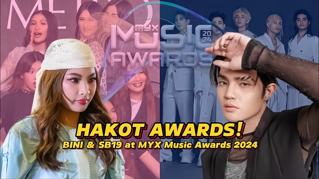 BINI & SB19 Awards at MYX Music Awards 2024 | PPOP Insider - YouTube