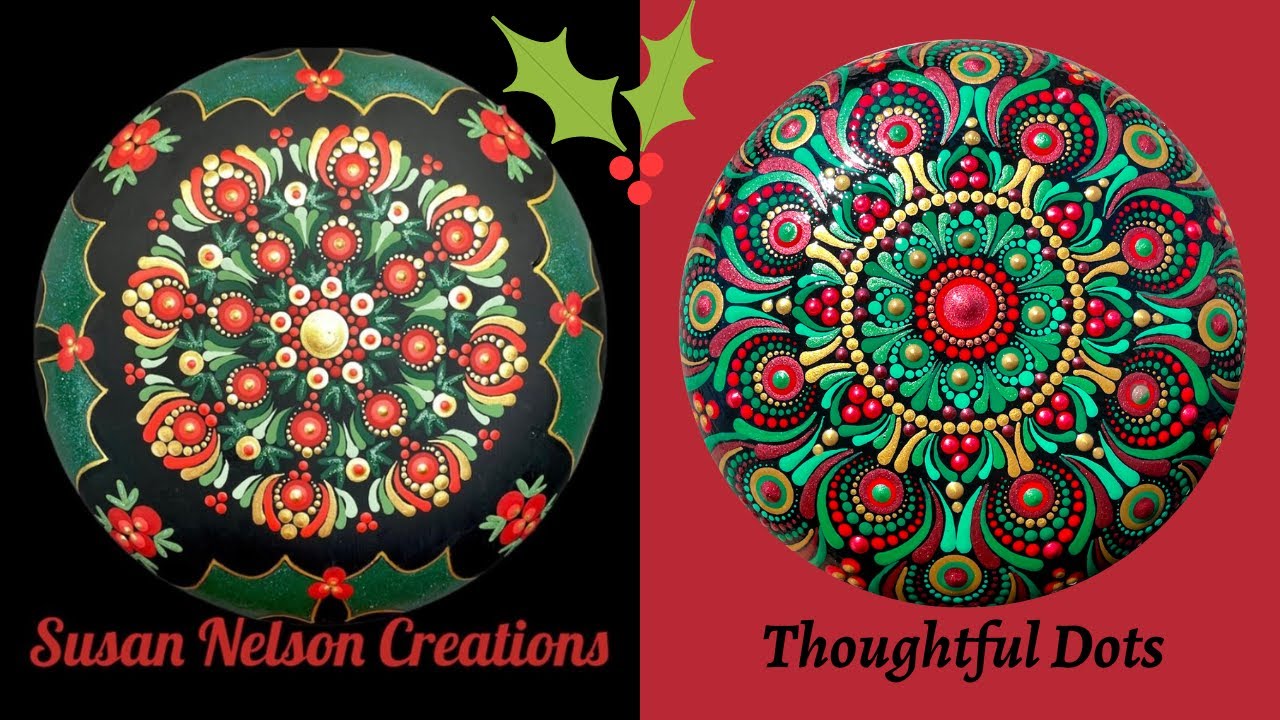Susan Nelson + Thoughtful Dots Xmas Collaboration | Mandala Dot ...