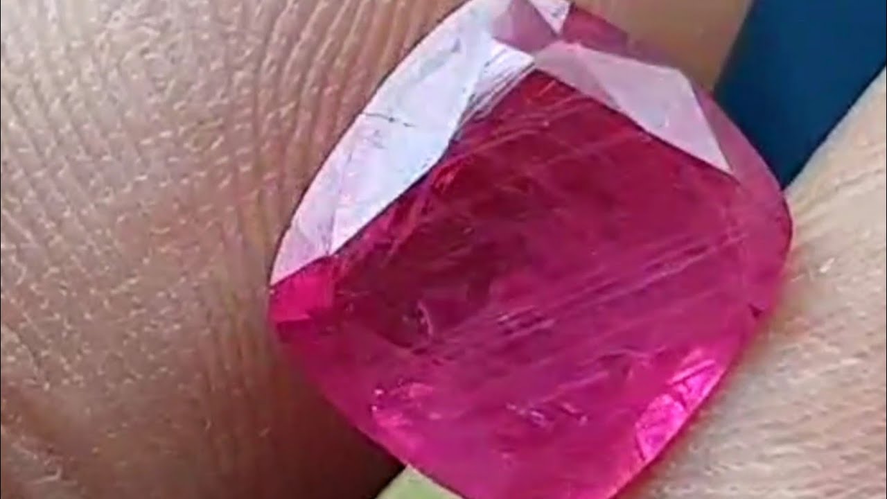 Ruby | Cut Ruby | How to identify cut ruby gemstone - YouTube