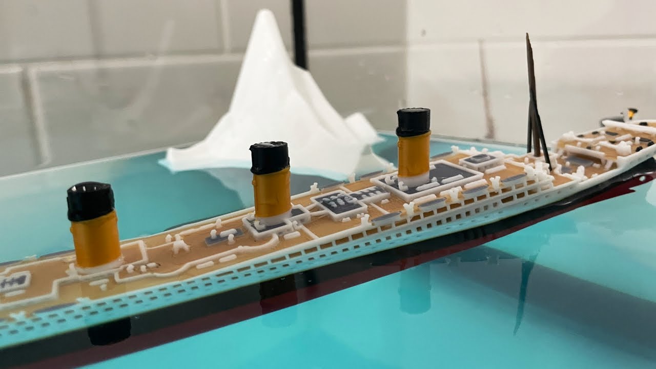 Best Titanic Model Sinking - ThePrintHive3d Version - YouTube