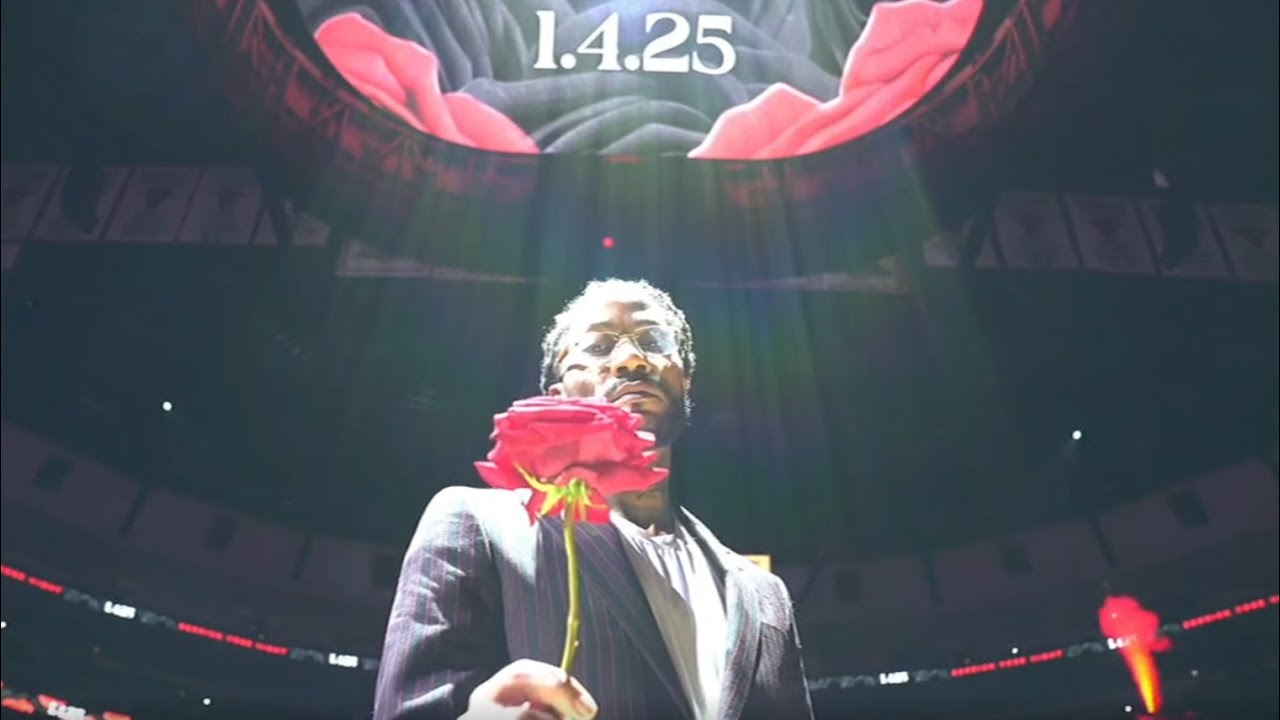 Chicago Bulls 2025 Starting Lineup Intro - Derrick Rose Night Special ...