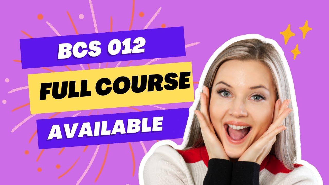 BCS 012 MATHEMATICS FULL COURSE (2025 UPDATED) #ignou #ignoubca #bcs012 - YouTube