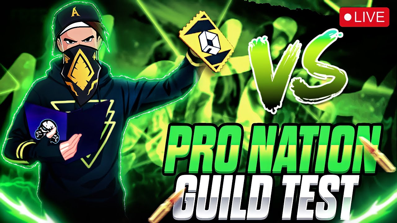 PRO NATION😈LIVE GUILD TEST🔥PN AYAAN LIVE😱☄️|| FREE FIRE LIVE #pronation ...