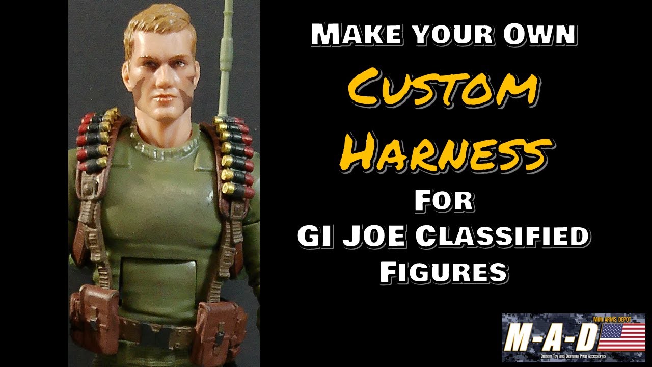 How to make your own Custom Tactical Harness for your GI JOE Classified ...