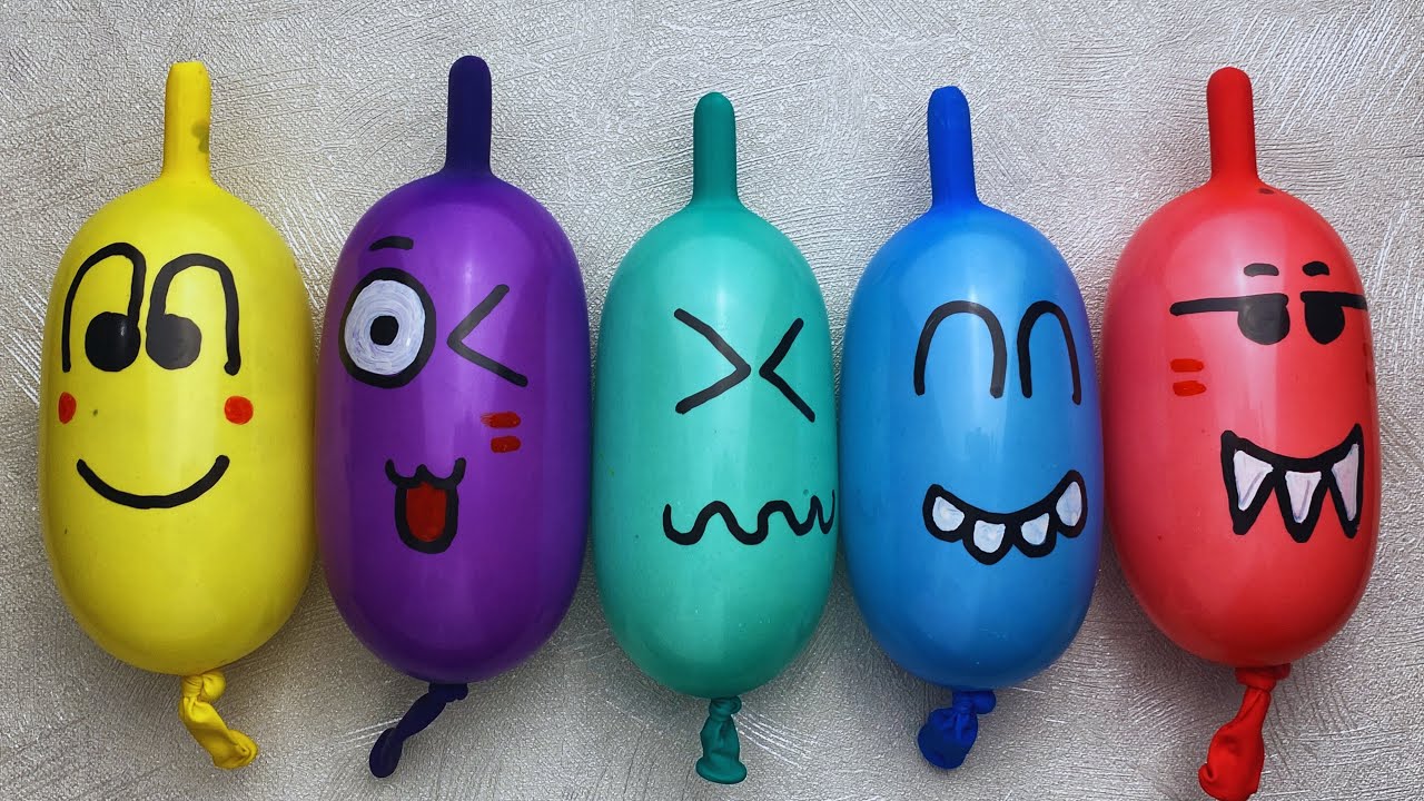 Fluffy Slime with Funny Balloons Satisfying ASMR by Wadidaw Balloon ...