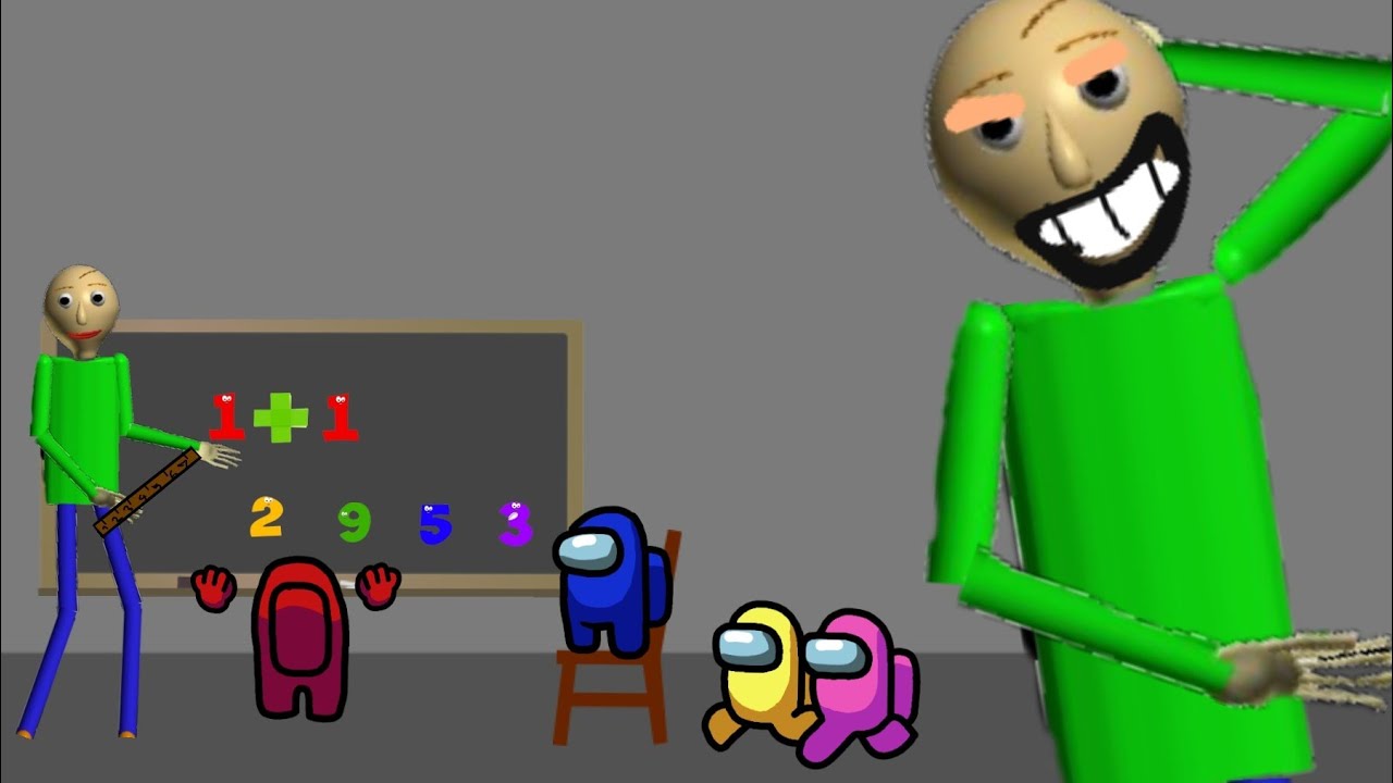 어몽어스 VS BALDI AMONG US ANIMATION - YouTube