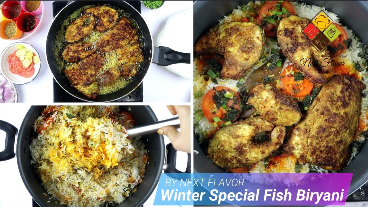 Fish Biryani | Simple & Easy Homemade Fried Fish Biryani By Next Flavor ...