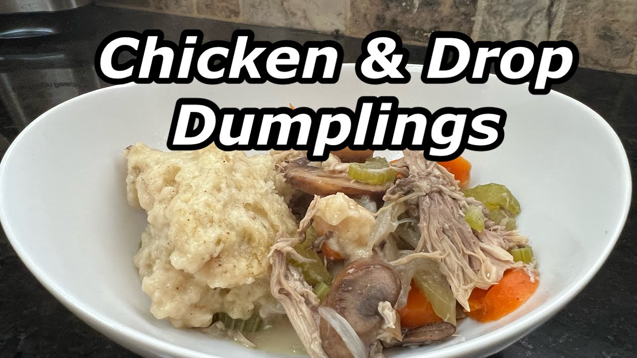 Easy Chicken and Drop Dumpling Recipe - YouTube