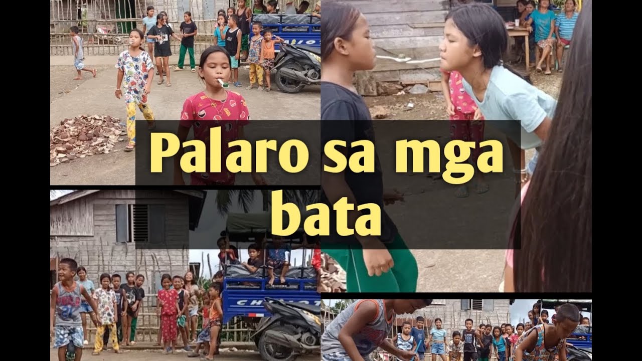 PARTY GAMES/ PALARO Sa mga bata sa Sitio Canrumbay. - YouTube