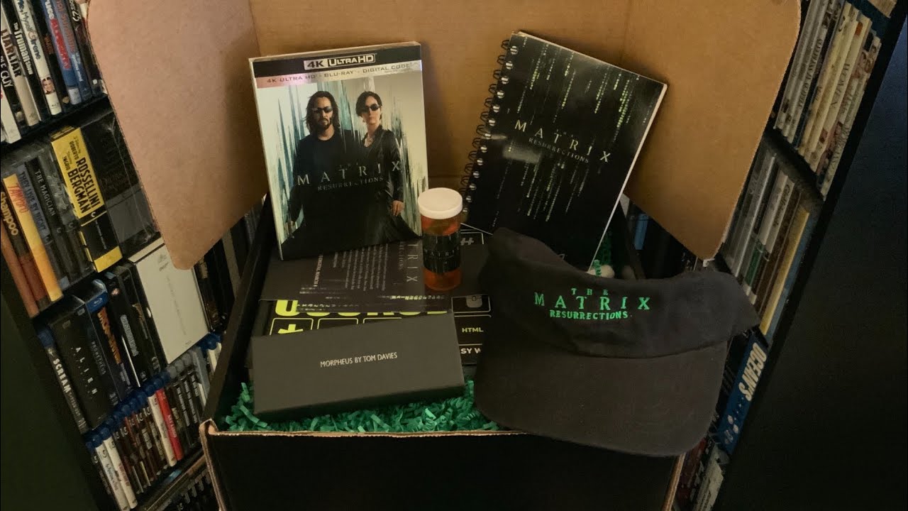The Matrix Resurrections Limited Edition Swag Box UNBOXING - YouTube
